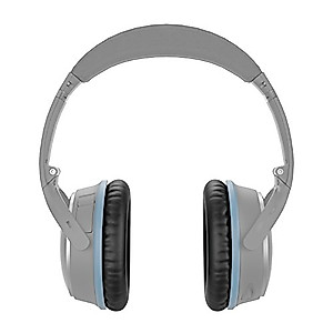 Bose Headphone Replacement Ear Pads for Bose QC15 and QC25, Enhanced Noise Isolation + Supreme Comfort PU Leather EarPads Cushion Set (Ae2i, Quietcomfort 15, Quiet Comfort 25)