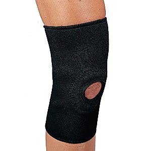 Rolyan Neoprene Knee Support Brace, Knee Support for Men & Women, Knee Support Compression Sleeve for Treating Knee Sprains and Twisted Knees, Knee Sleeve for Athletes, Black, Small, No Straps