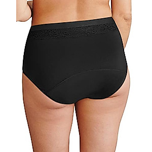Bali womens Beautifully Confident With Leak Protection Liner brief Briefs, Soft Taupe, 8 US