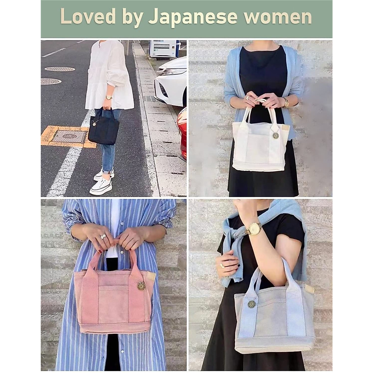 2023 New Women Large Capacity Multi-pocket Handbag, Multi-compartment Canvas Crossbody Shoulder Tote Bag For Travel Work.