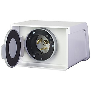 Reliance Controls PBN50 Non-Metallic Power Inlet Box, Amps 50, No Size, No Color