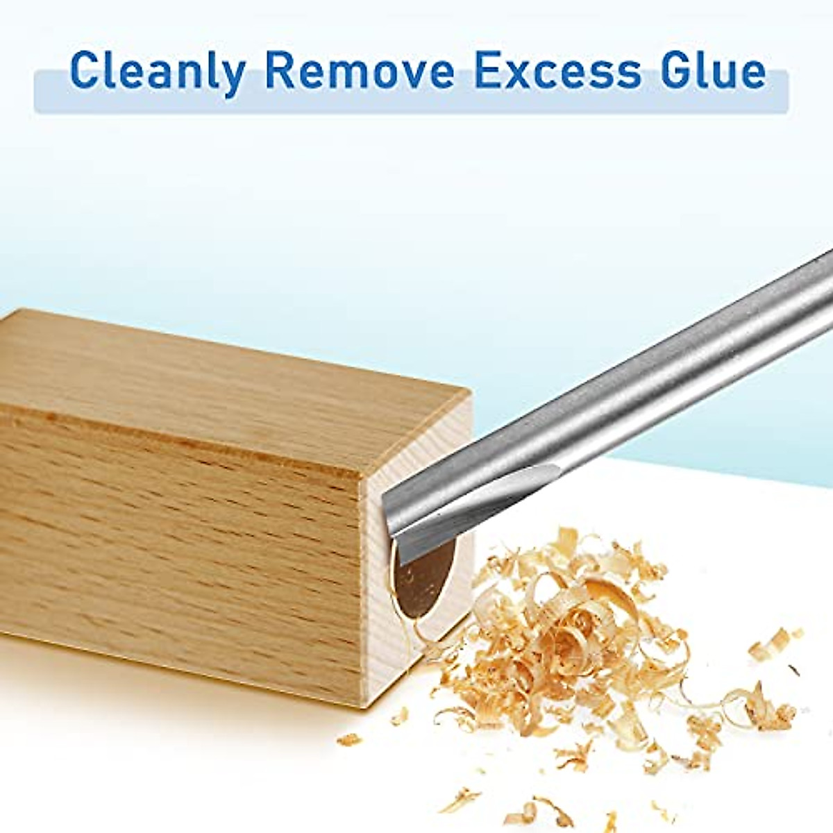 7 Pieces Pen Barrel Trimmer Kit Pen Barrel Trimming System Mill Trimmer Set 7 mm 8 mm 3/8 Inch 10 mm Cutter Shafts, Cutting Head Sleeve Adapter Hex Key Wrench for Woodworking Pen Kit Preparation