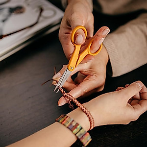 Fiskars 94817797 Micro-Tip Scissors, 5 Inch, Orange