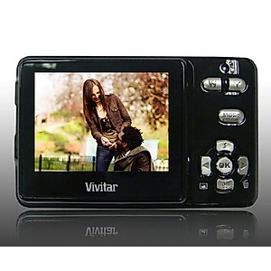 Vivitar Vivicam 5024 5.1MP Digital Camera, 8x Digital Zoom, 2.4" Screen, SD Card, Black
