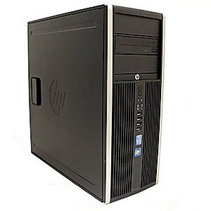 HP Elite 8200 Tower Desktop (Intel Quad Core i5 3.10GHz, AMD Radeon 1GB Graphics Card, 16GB RAM, 1TB HDD, Windows 10 Professional, WiFi, Keyboard & Mouse) (Renewed)