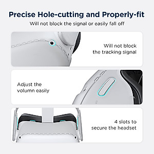 KIWI design Silicone Grip Cover and VR Shell Protective Cover with Two Side Protective Shell