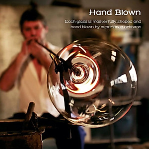 Chouggo 21Oz Wine Glasses Set of 6, Premium Crystal Large White Wine or Red Wine Glasses, Hand Blown Tall Long Stem Wine Glass - Gifts for Women, Men, Wedding, Anniversary, Christmas, Birthday