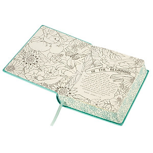 KJV Holy Bible, My Creative Bible, Faux Leather Hardcover - Ribbon Marker, King James Version, Teal w/Elastic Closure (KJV Creative Editions)