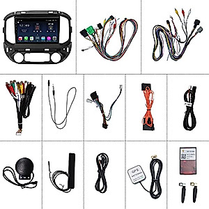 Android 10 Car Stereo/Car Radio 4+64GB Replacement for Chevy Colorado&GMC Canyon 2015-2022 Multimedia Player Touch Screen Head Unit with GPS Navigation Fits Carplay/Android Auto Bluetooth 5.0 4G LTE