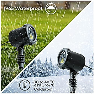 Motion 8 Patterns in 1, Outdoor Indoor Garden Laser Lights, Projector Laser Lighting Show, Waterproof, Landscape Lighting Ornament Decoration for Christmas, Holidays and Parties