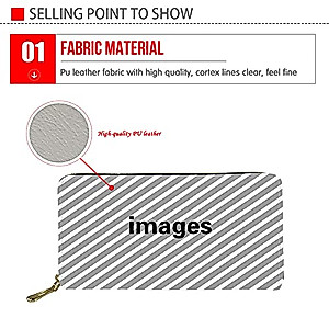 Howilath Starry Night Fashion Long Wallet Shopping Clutch Purse PU Leather Handbags for Ladies