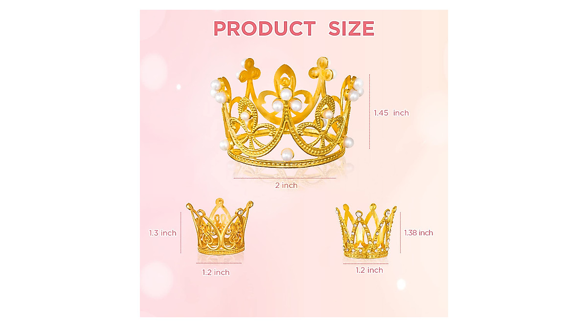 15 Gold Crown Cake Toppers for Elegant Celebrations