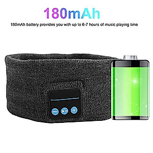 Headband 5.0 Control Panel Wireless Music Sports Soft Sleeping Headbands
