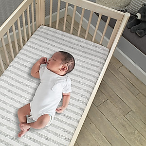 Lambs & Ivy Woodland Forest Animal Nursery 3-Piece Mini Crib Bedding Set - Gray