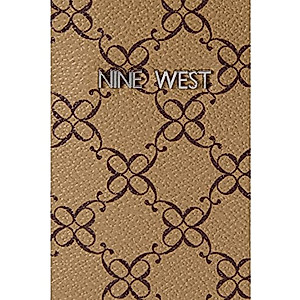 Nine West Doralia Satchel Mocha Logo One Size