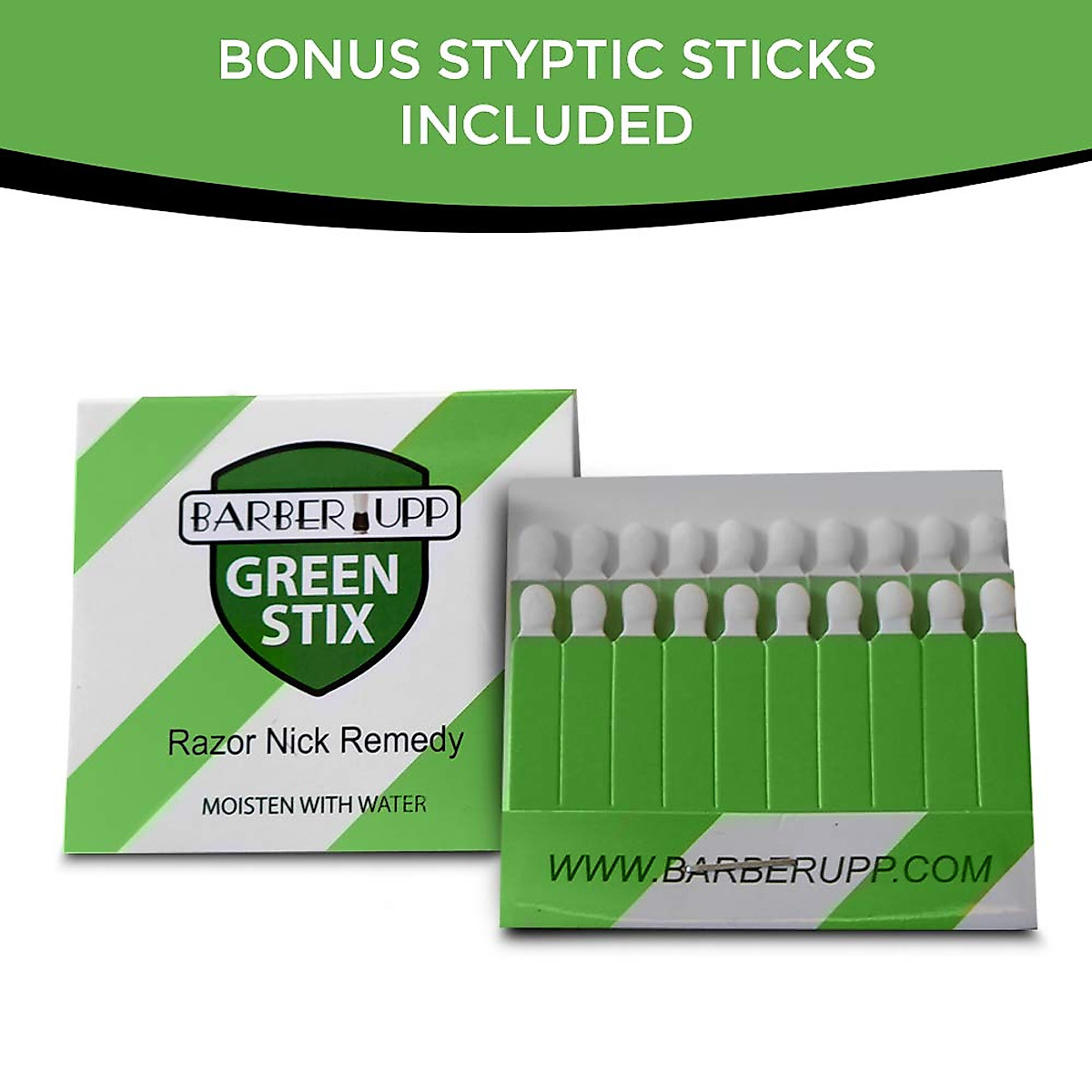 BarberUpp,Razor For Men, Long Handle (Brass) Safety Razor,Free Styptic Sticks,Astra Razor Blades Included, Single Blade Razor Perfect Addition To Your Safety Razor Kit.