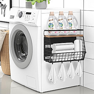 Clothink Magnetic Shelf for Fridge, Onion and Potato/Spice/Snacks/Fruit and Vegetable Storage and Organizer, Wire Basket for Pantry, Kitchen Countertop, RV and Laundry