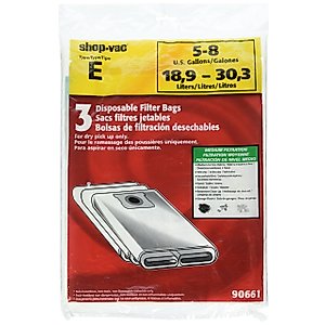 Shop-Vac 906-61 Paper Collection Bag