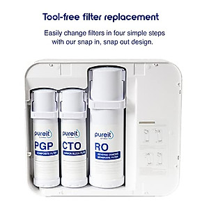 Pureit 5 Series UR5440 RO Reverse Osmosis Water Purifier, DURAViva Filtration Tech, WQA Gold Seal-Certified, 90%+ TDS Removal