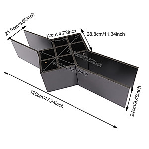 Gdrasuya10 Wine Rack Display Sets Wall Mounted, Set of 5 Wine Rack Shelves Liquor Storage Rack Wine Bottle Holder Shelf Set with Goblet Rack Multifunctional Rack (Black)