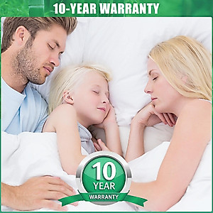 JamRest Waterproof Mattress Protector Queen Size, Viscose Cooling Breathable Mattress Cover, Fitted Deep Pocket Mattress Pad Cover Stretches up to 22 Inches, Noiseless Soft Bed Cover