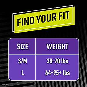 Pampers Ninjamas Nighttime Bedwetting Underwear Girls Size S/M (38-65 lbs) 44 Count (Packaging & Prints May Vary)