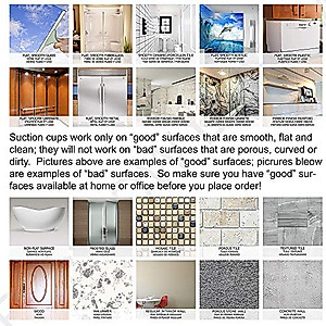 YYST Suction Cup Back Seat Hat Rack Back Seat Hat Hanger for Truck & Car - No Hat