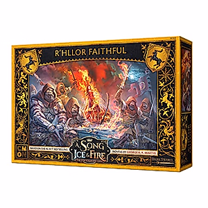 CMON A Song of Ice and Fire Tabletop Miniatures R'hllor Faithful Unit Box | Strategy Game for Teens and Adults | Ages 14+ | 2+ Players | Average Playtime 45-60 Minutes | Made