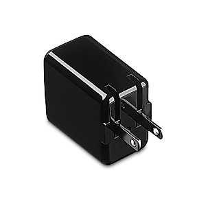 Amazon Basics 12W One-Port USB-A Wall Charger (2.4 Amp) for Phones (iPhone 13/12/11/X, Samsung, and more), Black