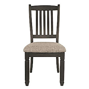 Signature Design by Ashley Tyler Creek Dining Room Upholstered Chair, 2 Count, Antique Black
