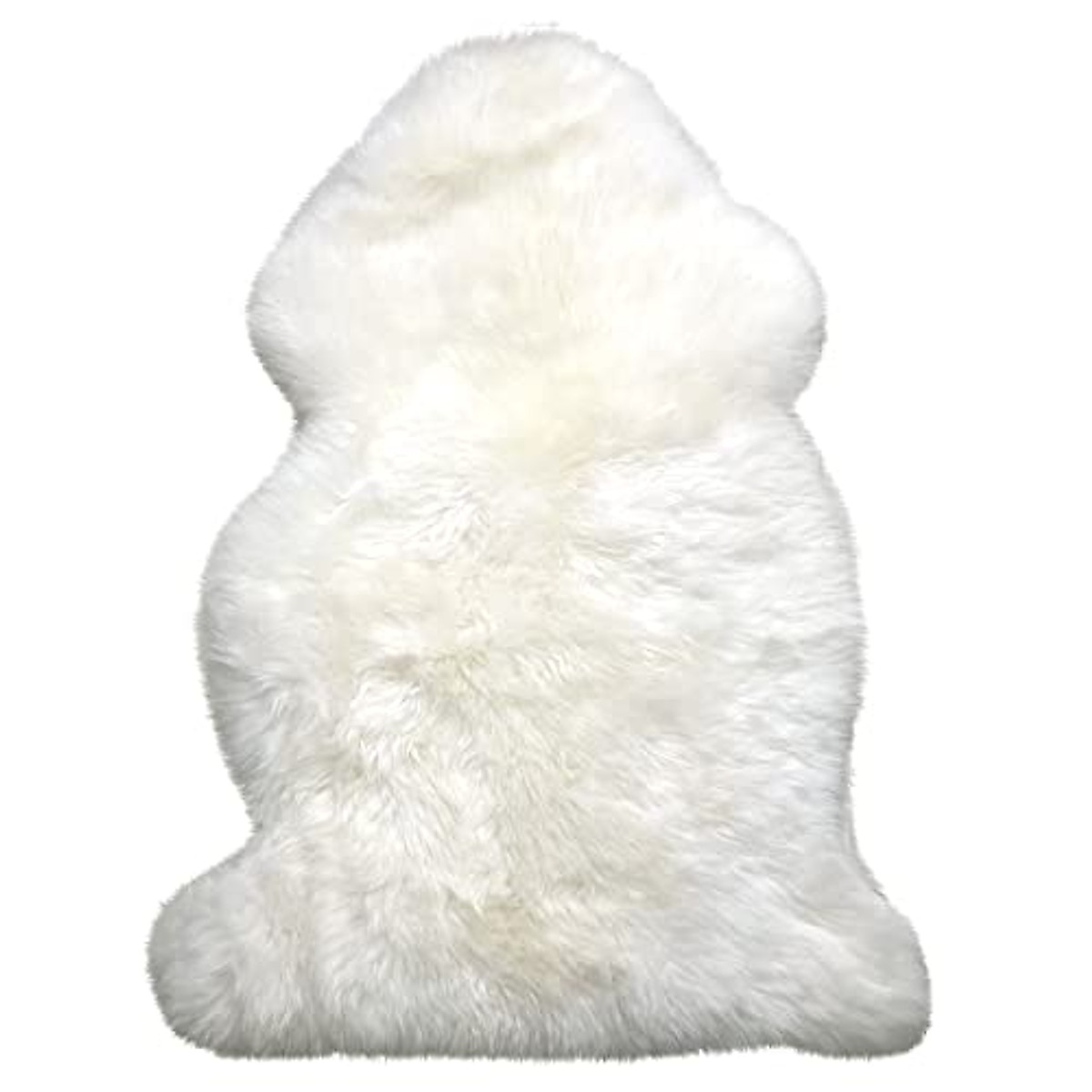 Sheepskin Ranch Real Long Wool Sheepskin Rug for Natural Home Decor, 3 x 2 Feet