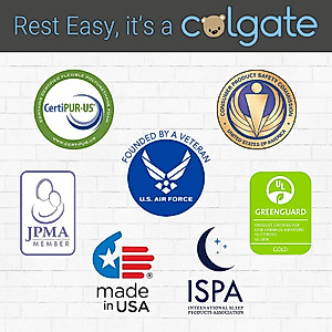 Colgate Mattress Cradle & Bassinet Mattress - GREENGUARD Gold Certified, Reversible Bassinet Pad with 2” Thickness, Wrapped in Waterproof Quilted Cover - 18” X 36” X 2”