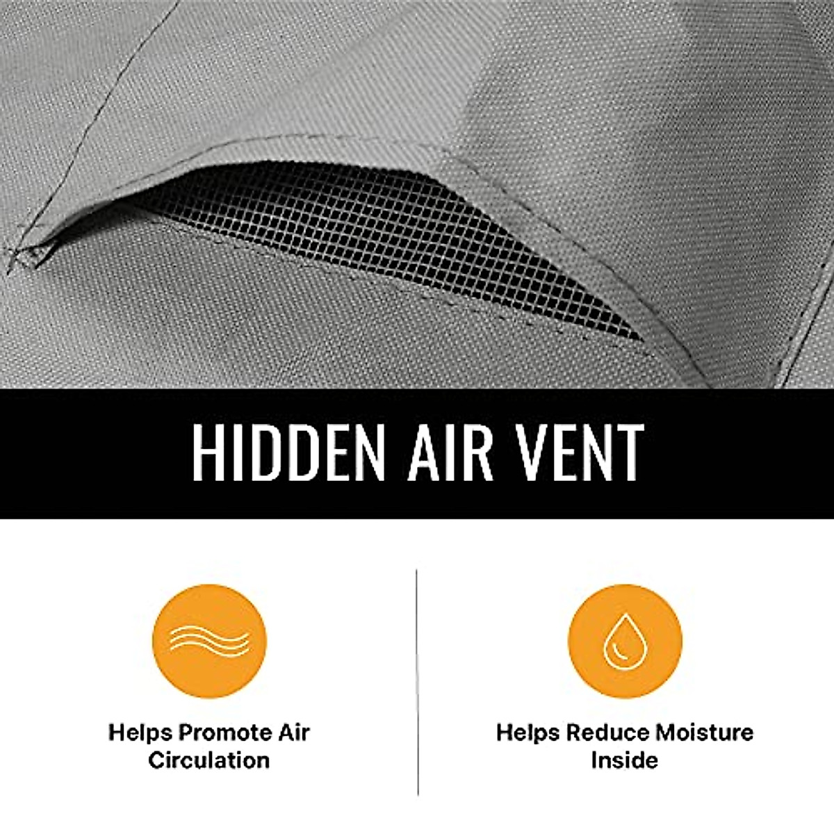 KHOMO GEAR Chaise Lounge Cover Heavy Duty Patio Furniture Cover - Grey