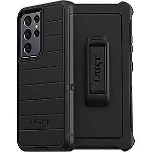 OtterBox for Samsung Galaxy S21 Ultra 5G, Superior Rugged Protective Case, Defender Series, Black