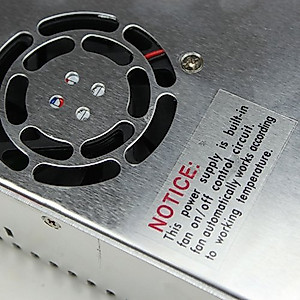 eTopxizu 12v 30a Dc Universal Regulated Switching Power Supply 360w for CCTV, Computer Project, 3D Printer