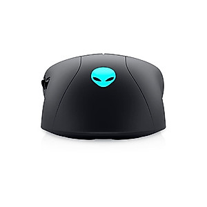 Alienware AW320M Wired Gaming Mouse, USB-A, Optical Sensor, 6 Configurable Buttons, Black