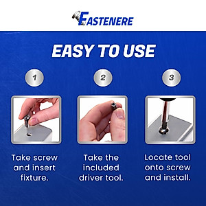 Fastenere Torx Security Machine Screws - 8-32 x 3/4" (25-Pack) Stainless Steel, Tamper-Resistant, Button Head Screws, Bolt Screw for Higher Level of Safety & Theft Prevention