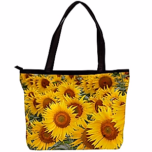 Tote Bag Women Satchel Bag Handbag Stylish Tote Handbag for Women Hobo Bag Fashion Crossbody Bag, Art Sunflower