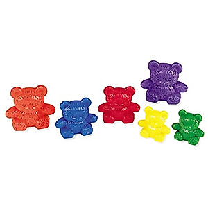 Learning Resources Three Bear Family Counters - 96 Pieces. Ages 3+ Preschool Learning Toys, Counting Toys for Toddler, Social Emotional Learning Toys, Therapy Tool,Back to School Gifts