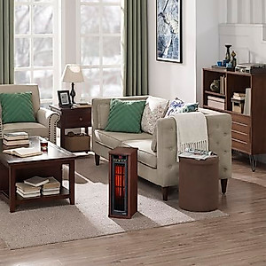 duraflame Electric Tower Heater, Oscillating Tower and Space Heater for Office or Large Room up to 1,000 Square Feet