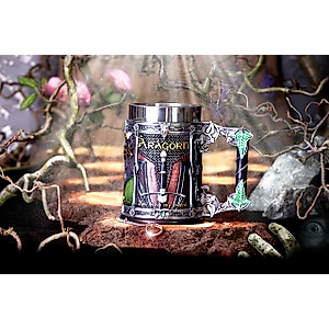 Nemesis Now Officially Licensed Lord of The Rings The Fellowship Tankard, Multi Coloured, 15.5cm