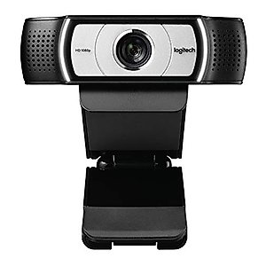 Logitech C930e 1080P HD Video Webcam - 90-Degree Extended View, Microsoft Lync 2013 and Skype Certified - Black