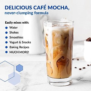 BioTrust Low Carb Protein Powder – Delicious Whey & Casein Blend from Grass-Fed Hormone Free Cows – Non GMO, Gluten Free (Cafe Mocha)