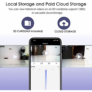 Hidden Camera Detector 1080P WiFi Security Nanny Cam with Motion Detection, 1080P Clock for Home Office