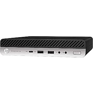 HP ProDesk 600G4 Micro Desktop Computer | Hexa Core Intel i5 (3.2) | 16GB DDR4 RAM | 250GB SSD Solid State | Windows 11 Professional | Home or Office PC (Renewed)