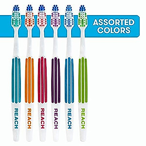 Reach Advanced Design Adult Toothbrush, Soft (Pack of 6)