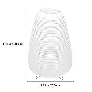 OSALADI 2 pack Rice Paper Table Japanese Lamp Paper Lamp Shade Japanese Lamps Lamp Rice Paper
