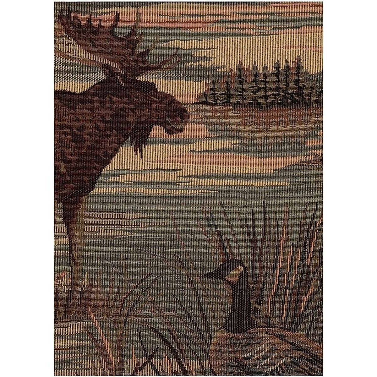 Pemberly Row 8" Full Size Spring Futon Mattress Replacement, Linen Fabric Cotton Sleeper Sofa Bed Mattress, Canadian-Frame Not Included