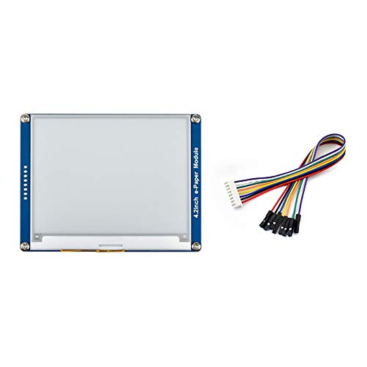 Waveshare 4.2inch E-Ink Display Module Compatible with Raspberry Pi 5/4B/3B/Zero/Zero W/Zero 2W/Pico/Pico W/Pico WH, 400x300 Resolution SPI Interface