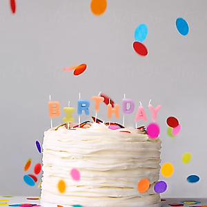 Birthday Candle Letters, Birthday Candles, M Letter Candle, Alphabet Candles, Letters Decor, Personalise Your Cake with Your Name, Name Candles for Name Birthday Cakes, Candle Letter Alphabet A-Z (M)